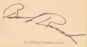 Authenticated Bob Rush autograph | Authenticated Bob Autograph ...
